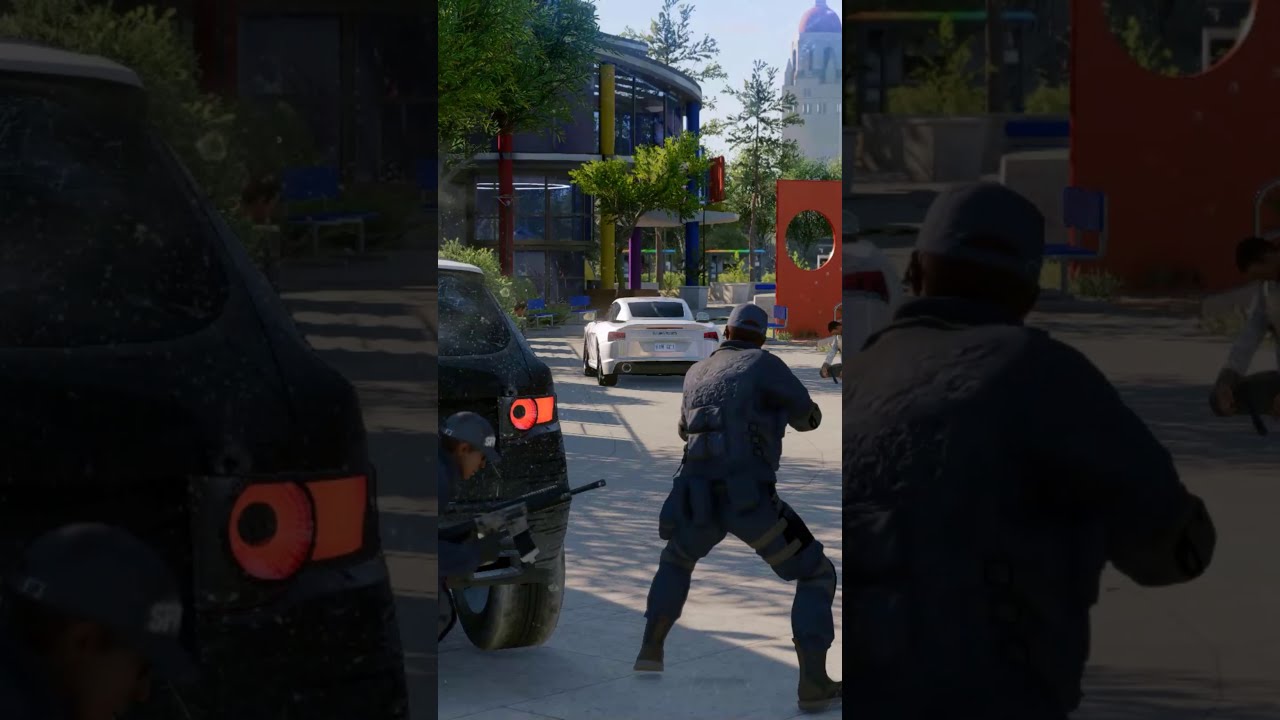 NPC Shootout in Silicon Valley - Watch Dogs 2 NPC Wars #Shorts - YouTube