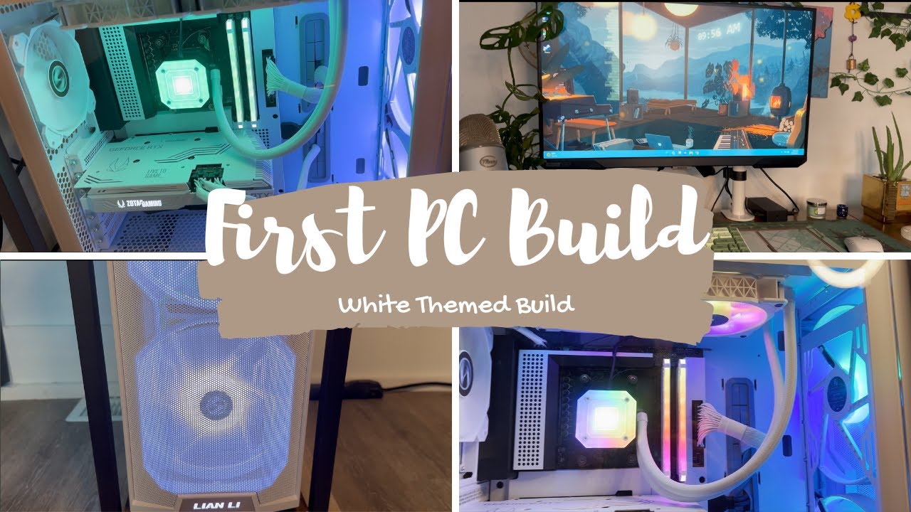 Building My FIRST PC w/ NO Experience | All White Build - YouTube