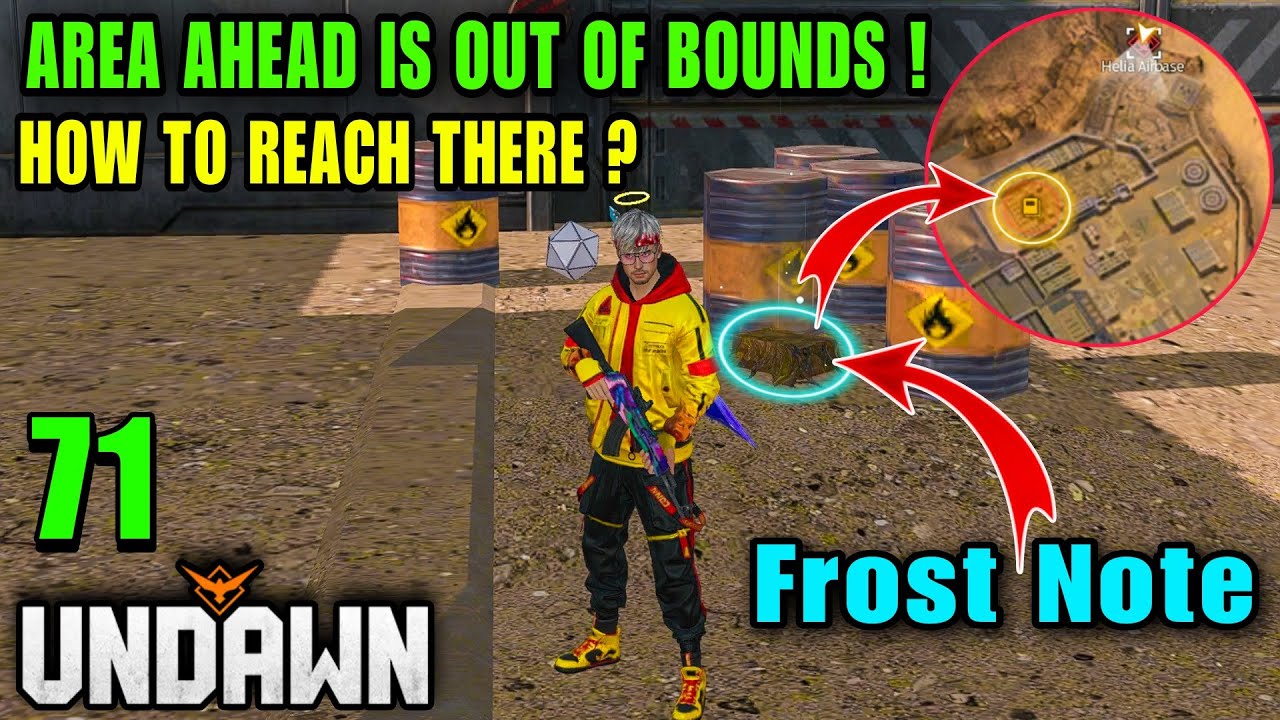 Undawn | Frost Note | Area Out Of Bounds | How to Reach there # ...