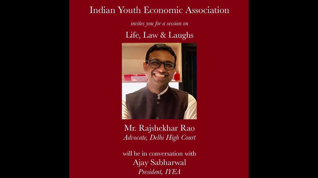 Mr. Rajshekhar Rao (Advocate, Delhi High Court) on Life, Law & Laughs ...