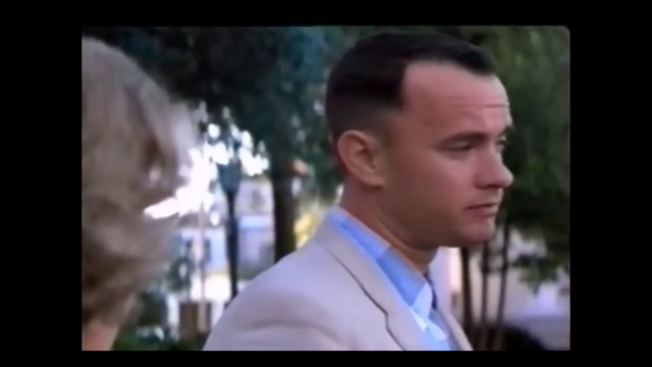 forrest gump running scene but everytime he runs he is super fast - YouTube