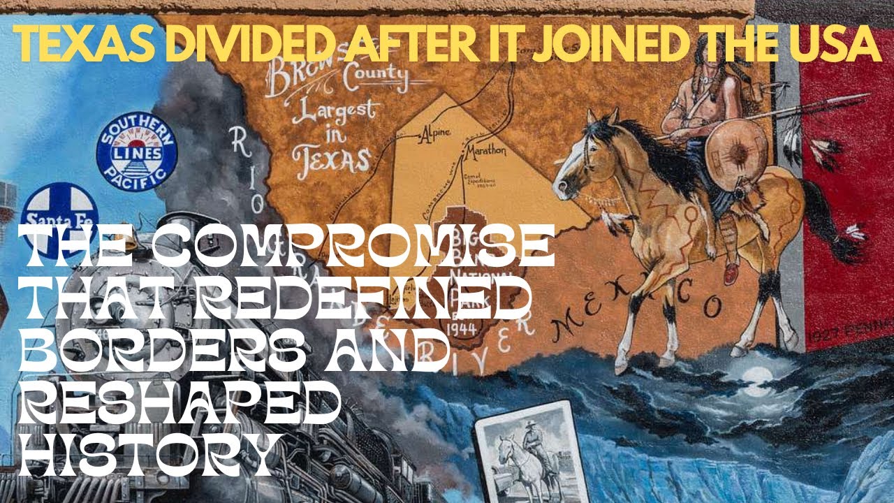 fascinating story of how Texas divided after it joined the USA - YouTube