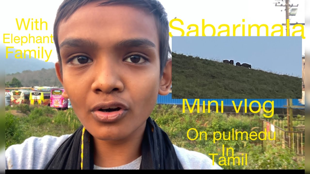 Going to sabarimalai on pulmedu with elephant in Tamil Merry Christmas ...