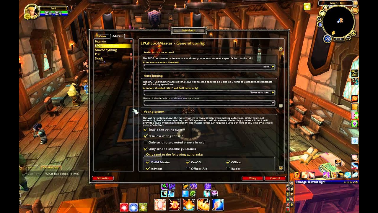 EPGP Lootmaster Settings - YouTube