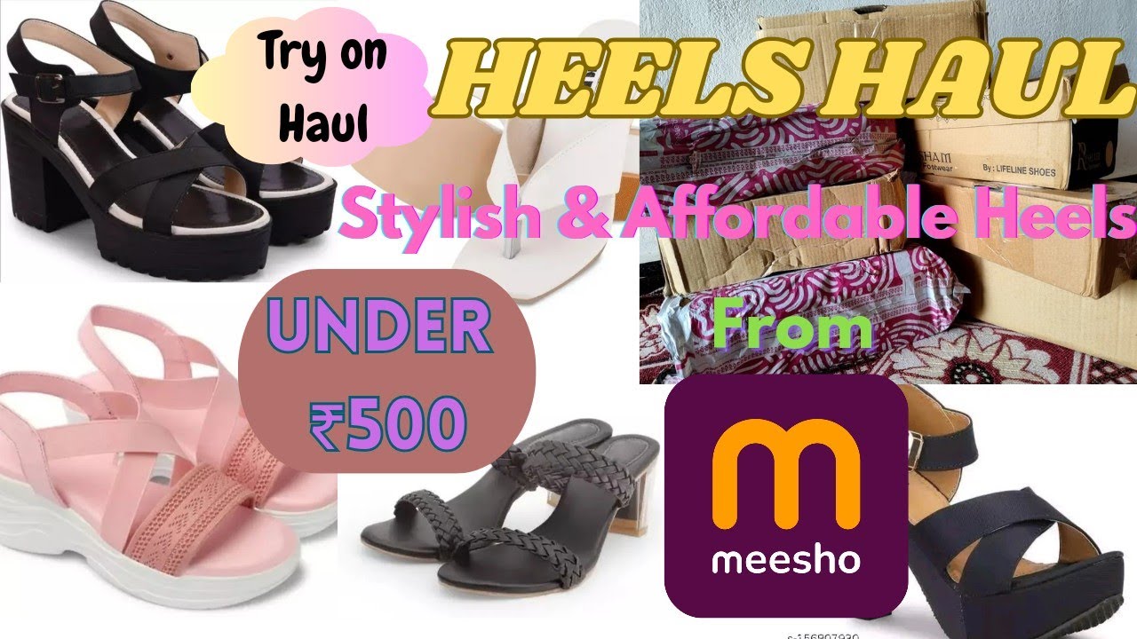 MEESHO Huge Heels 👠 Comfy & Stylish | Try on | Honest Review | Smita ...