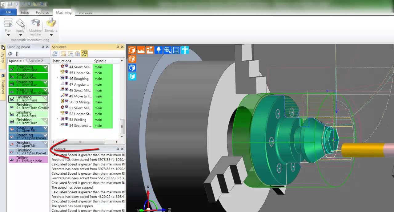 5. Учебные материалы Edgecam. Токарная Обработка в Workflow - YouTube
