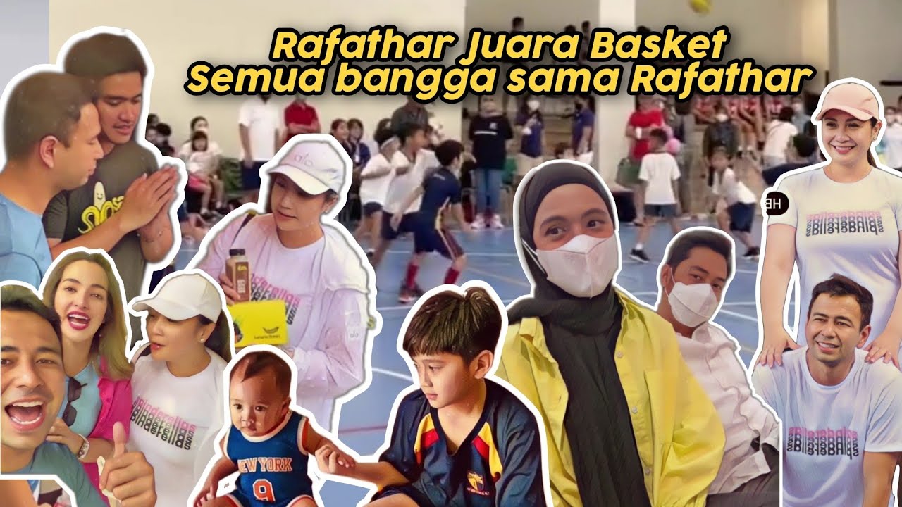 Rafathar Menang Tanding Basket , Si Cipung Manja Sama Aa Rafathar - YouTube