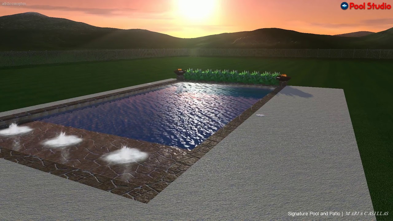 Signature Pool and Patio - YouTube