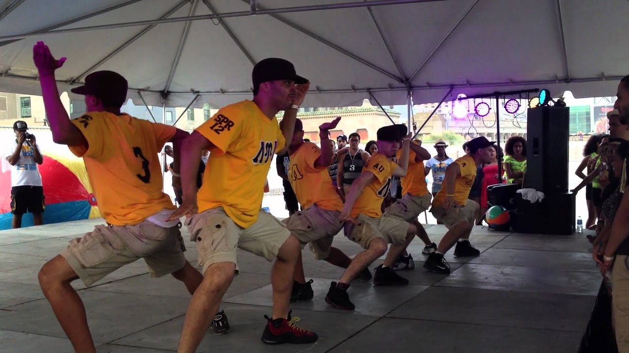 Lambda Upsilon Lambda Beach Break 2012 Neo Stroll Competition Round 1 - YouTube