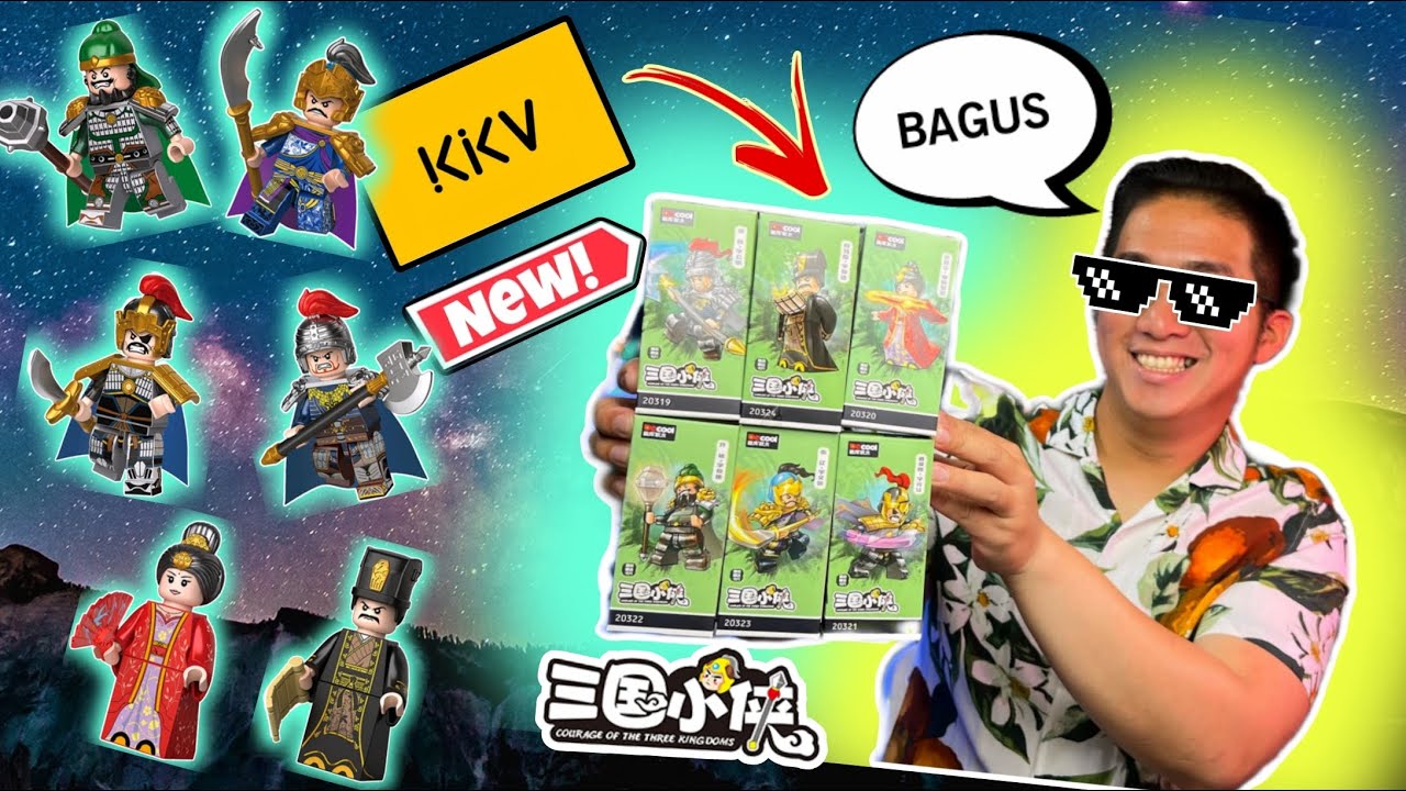 [ REVIEW ] Mainan Baru di KKV " Minifigure Decool - Three Kingdoms " - YouTube