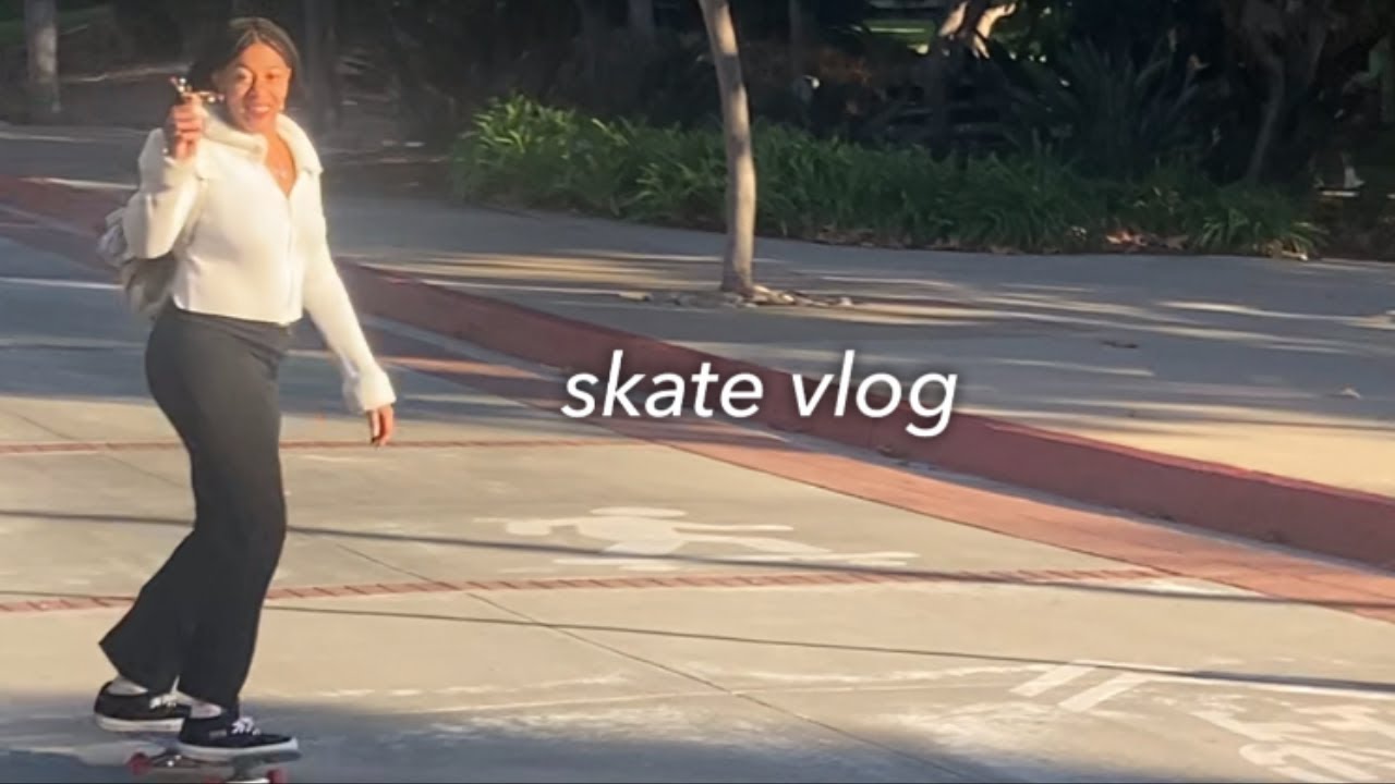 Street Skating on Campus and New Board Setup | Skate Vlog :) - YouTube