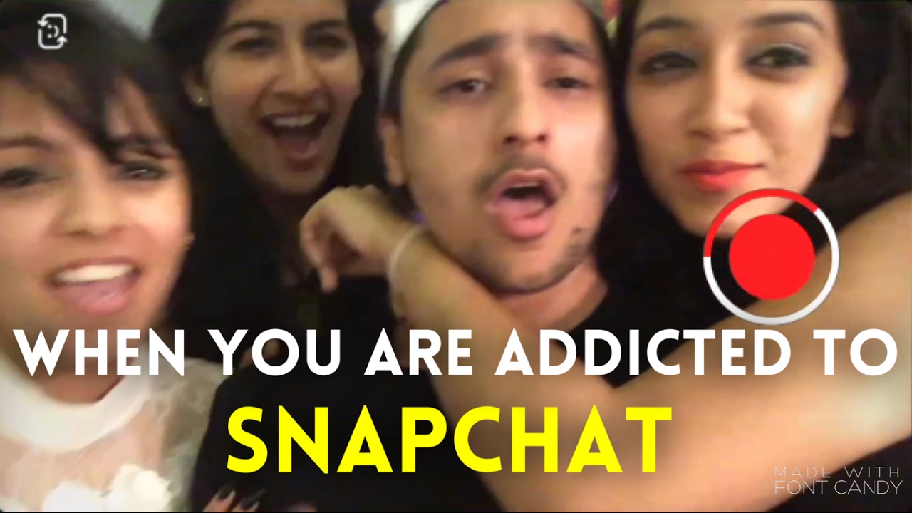 When You Are Addicted To Snapchat. | Harsh Beniwal - YouTube