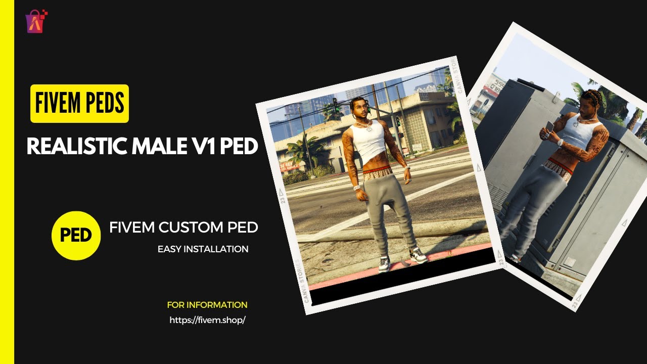 FiveM Realistic Male V1 Ped #fivem #male #peds - YouTube