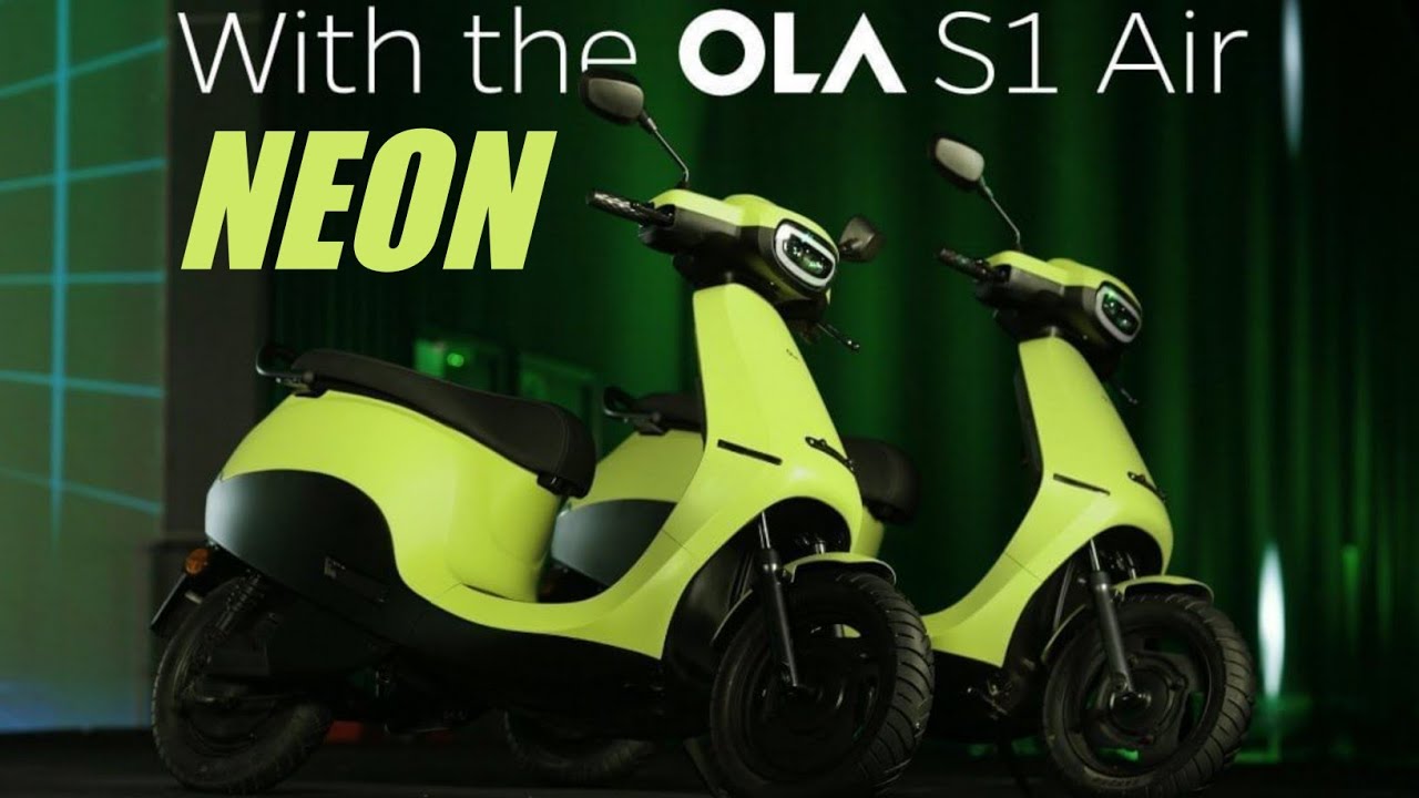 Ola S1 Air Neon Color is Here 💚💥 | Ola S1 Air New Color Update | ola s1 ...