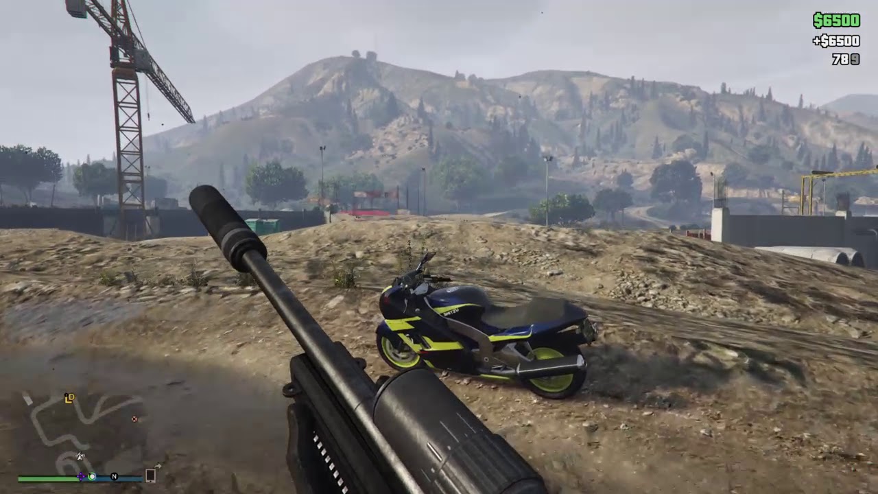 GTA Online Insane Sniper Shot - YouTube