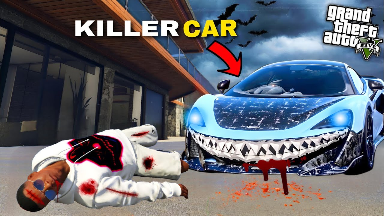 GTA 5 : Franklin Shinchan Chop & Bob Solving Cursed Killer Car Mystery ...