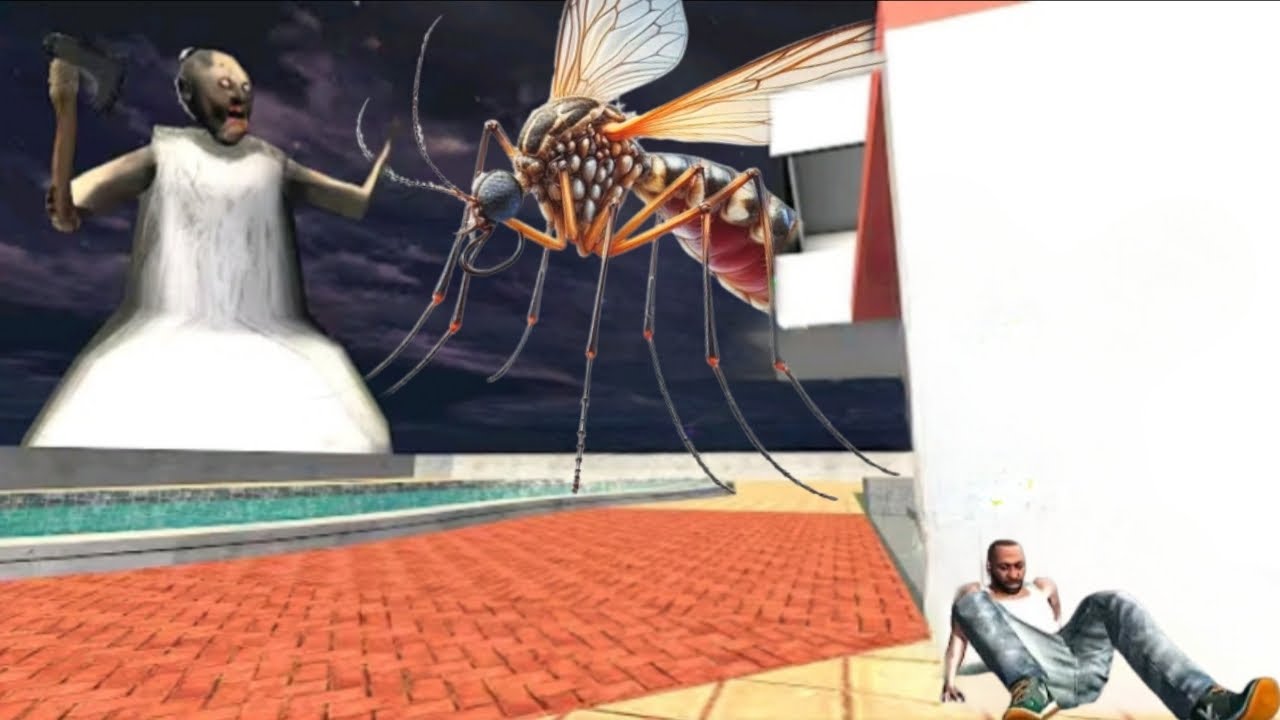 GIANT mosquito 😱 ! INDIAN BIKES DRIVING 3D - YouTube