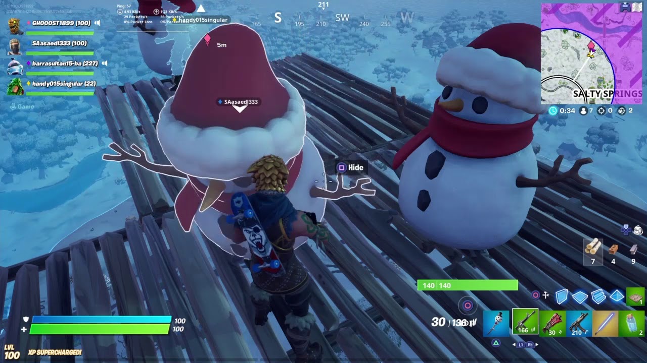 fortnite sky base at chapter 2 must watch - YouTube