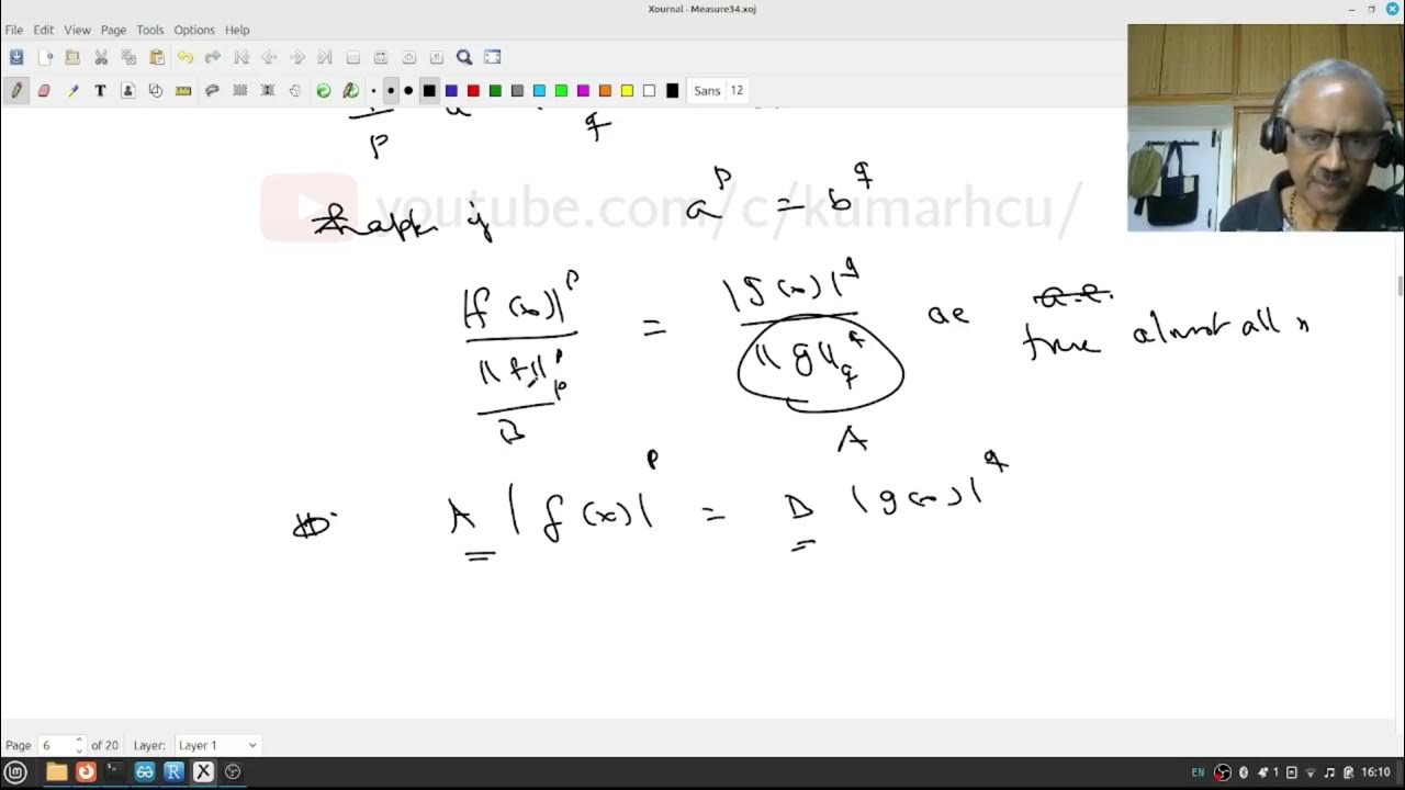 Measure Theory 34: Lp Spaces -6: Riesz-Fischer Theorem on Complteness of Lp spaces - YouTube