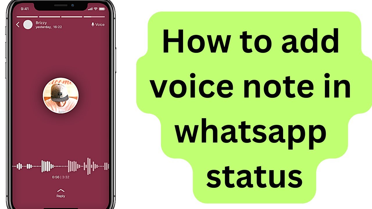 how to add voice note in whatsapp status - YouTube
