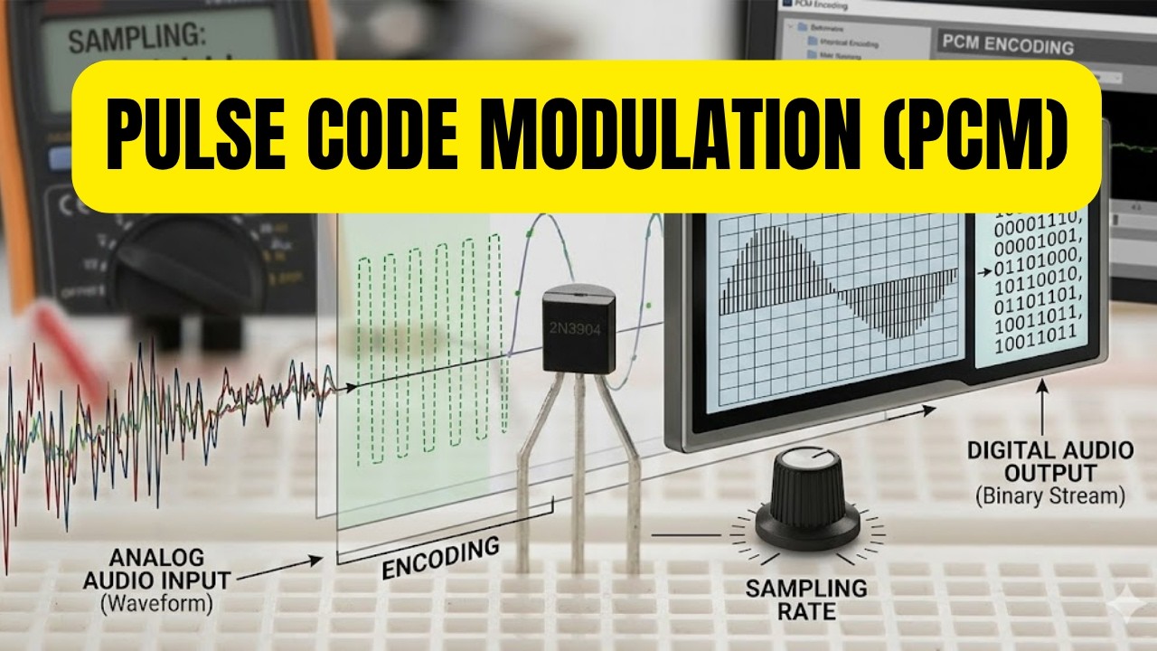 Pulse Code Modulation (PCM): Sampling, Quantization & Encoding - YouTube