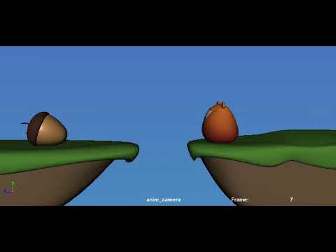 Squirrel does a Little Jump (My First 3D Animation) - YouTube