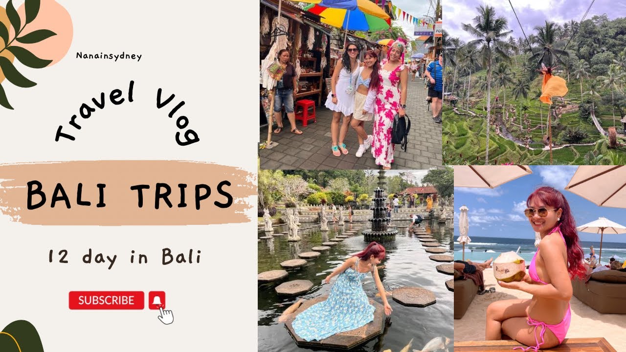 Bali vlog/ travel Vlog Days 1 / 12 Days in Bali |Villa tours /Cheap ...