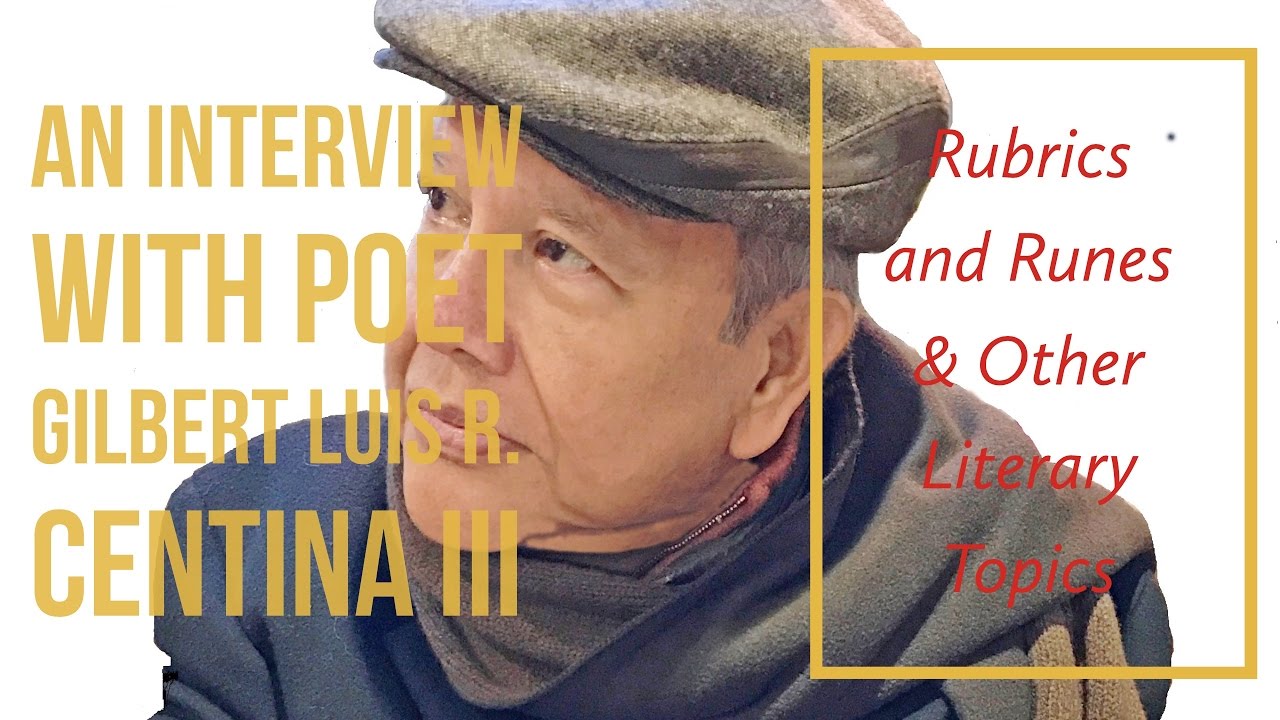 An Interview with Author and Poet Gilbert Luis R. Centina III - YouTube