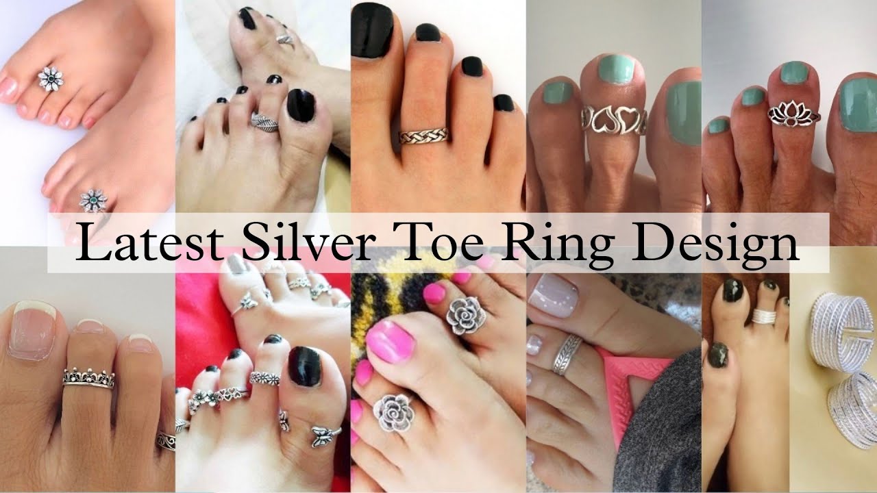 Latest Silver Toe Ring Designs 2023 || Bichiya Design - YouTube