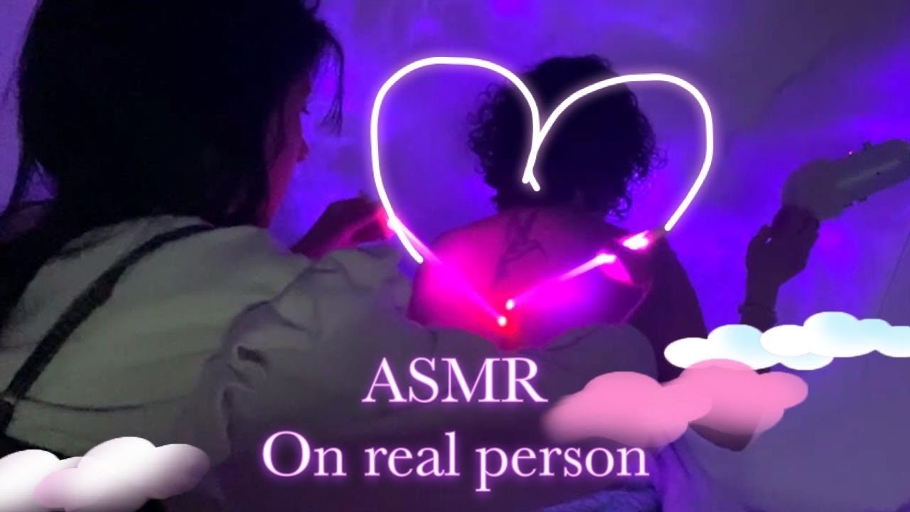 [ASMR] Back tracing, massaging with lovely friend - YouTube
