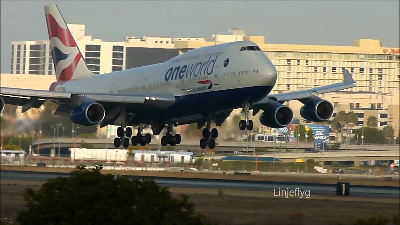 British Airways Speedbird Boeing 747-436 One World cs - YouTube