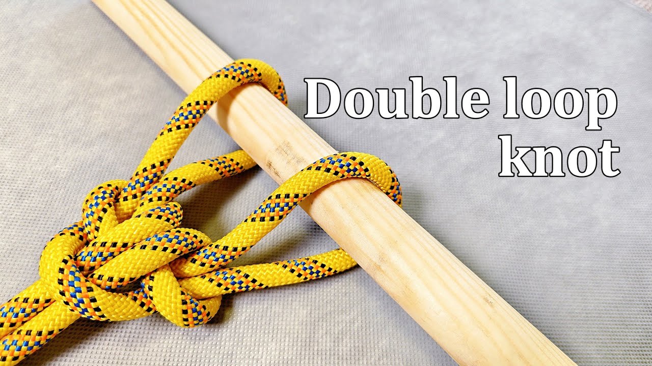 Share three common methods for tying the double loop knot. - YouTube