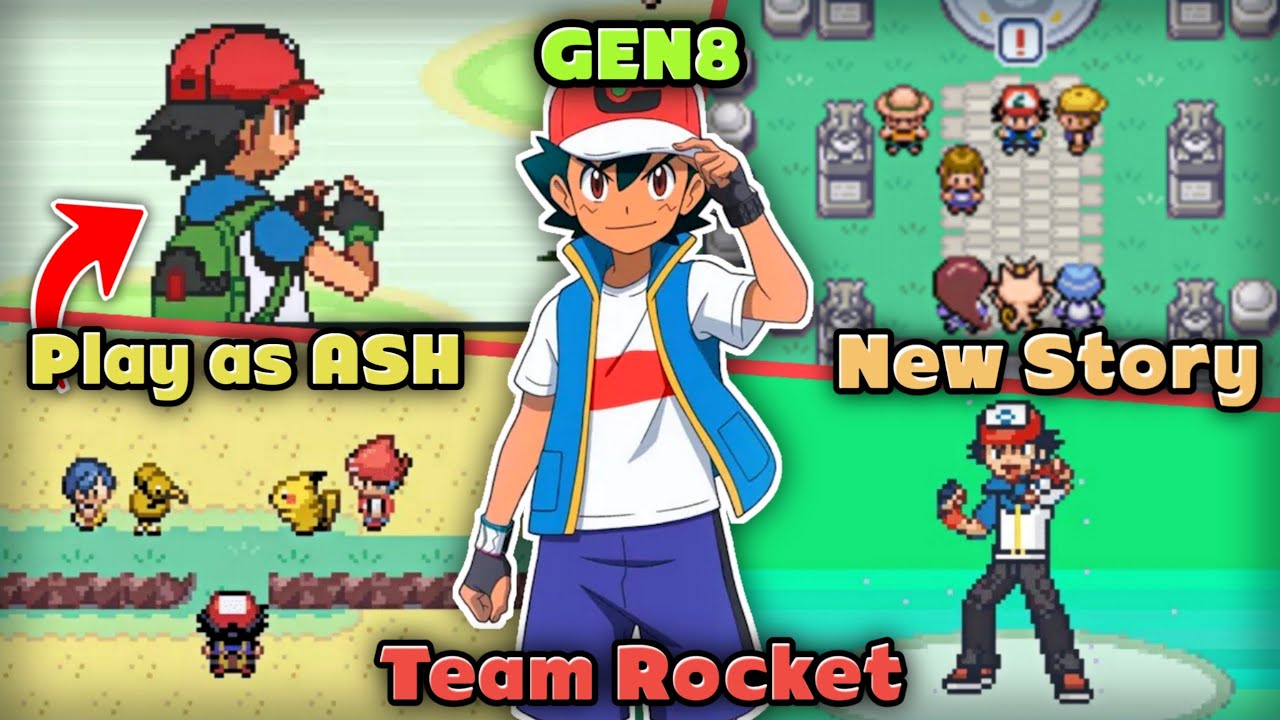 New Pokemon GBA ROM Hacks 2024 with Ash, New Story, New Region, Mega ...