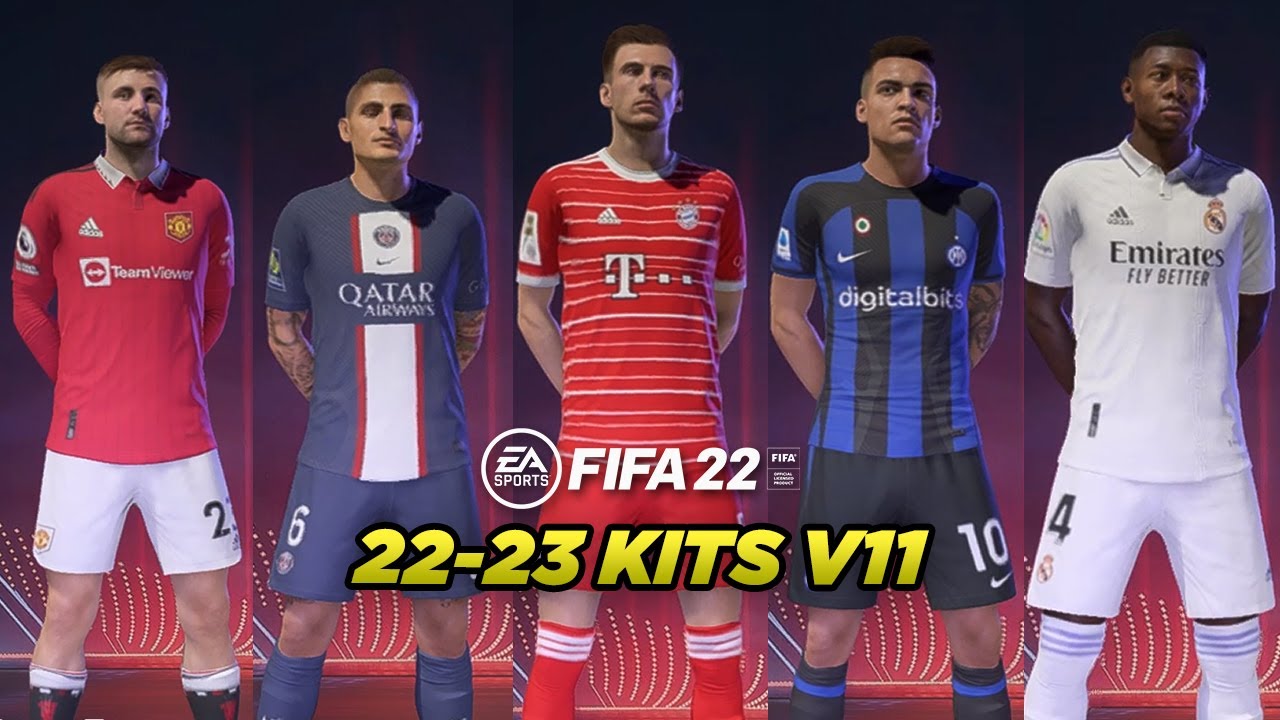 Cara Install 22-23 Kitpack V11 For FIFA 22 TU17 (+5000 New Kits) - YouTube