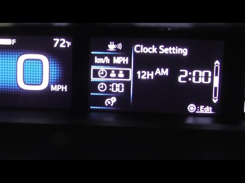 How To Change Time On Prius