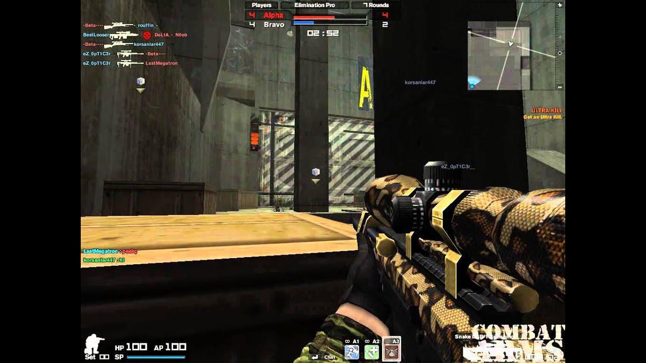 Combat Arms : Elimination Pro | Sniper Only - YouTube