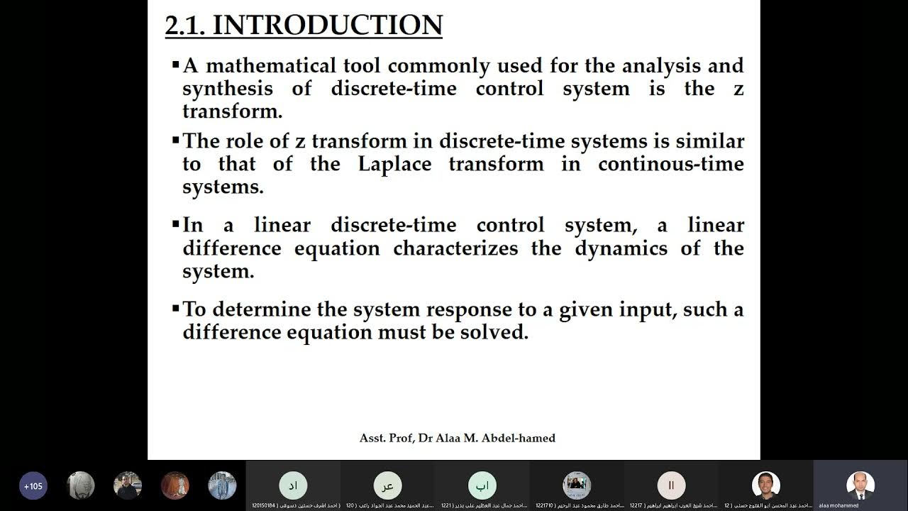 Digital Control (Lec 2) - YouTube