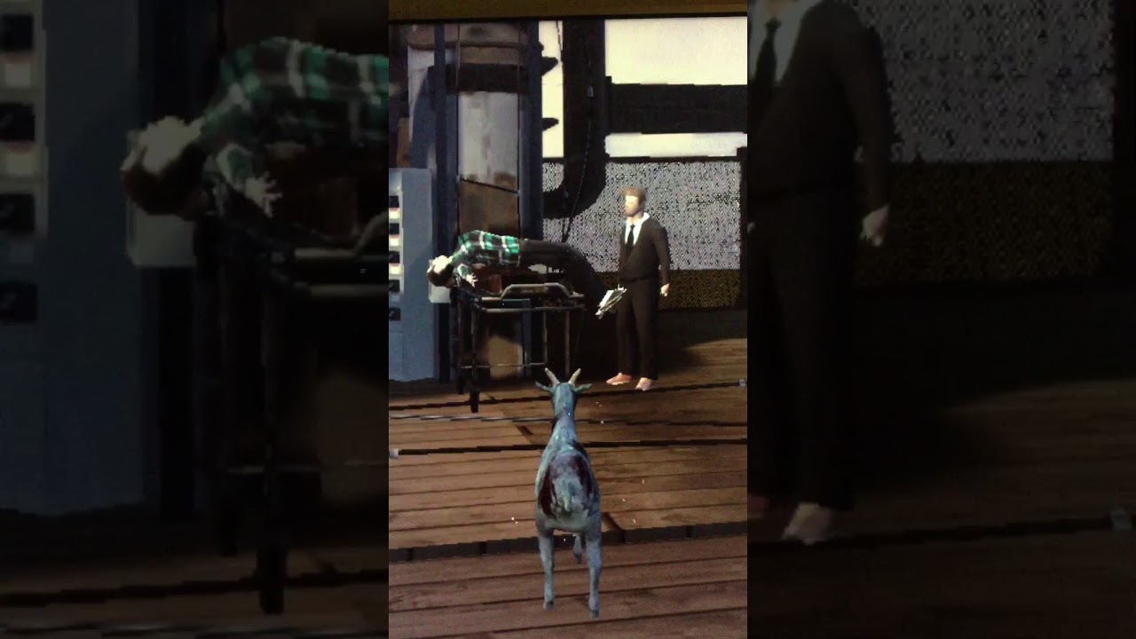 Moa gets electrocuted! Goat Simulator - YouTube