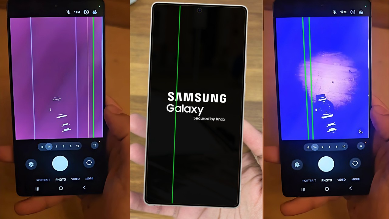 Samsung Galaxy S25 Ultra - NEW GREEN LINES DISPLAY ISSUE! - YouTube