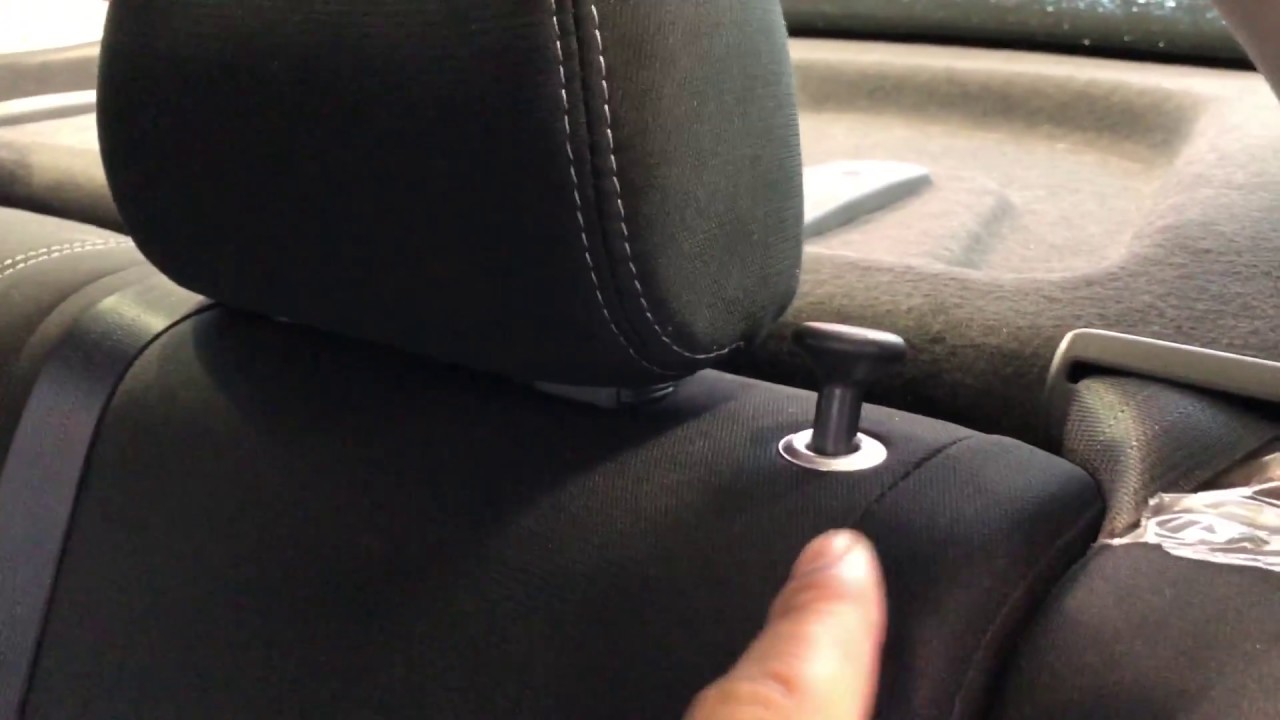 LAY SEATS FLAT FOR MORE TRUNK SPACE - NISSAN VERSA - HOW TO - YouTube