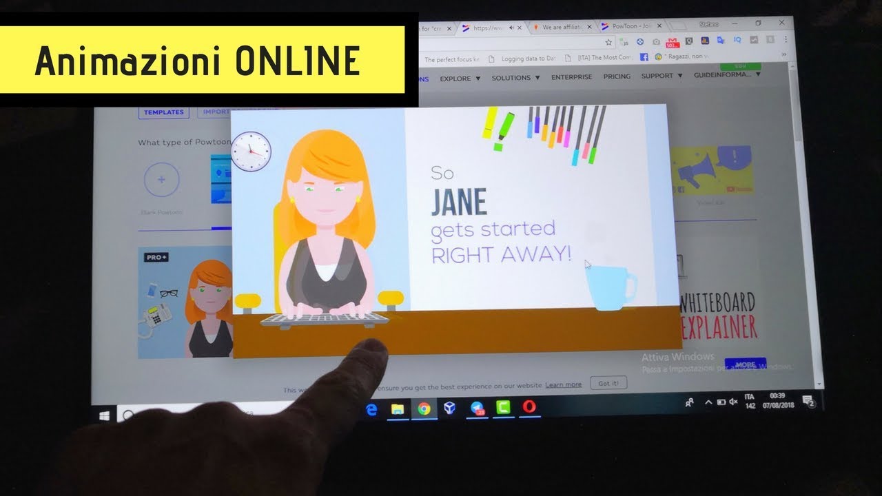 CREARE ANIMAZIONI 2D online - Con Powtoon - YouTube