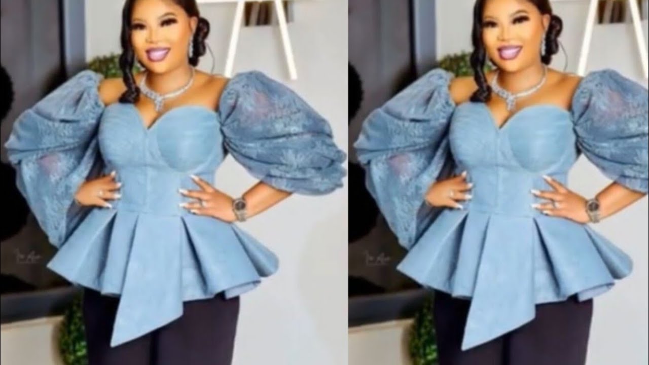 How to make ASSYMETRIC POINTY PEPLUM PERFECTLY - YouTube