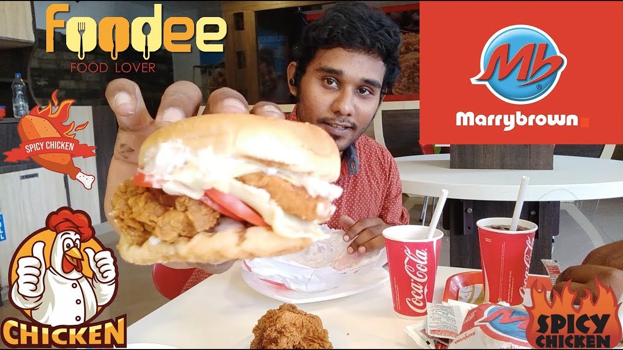 Trying Tower Burger & chicken At MarryBrown In Rajapalayam. || Tamil ...