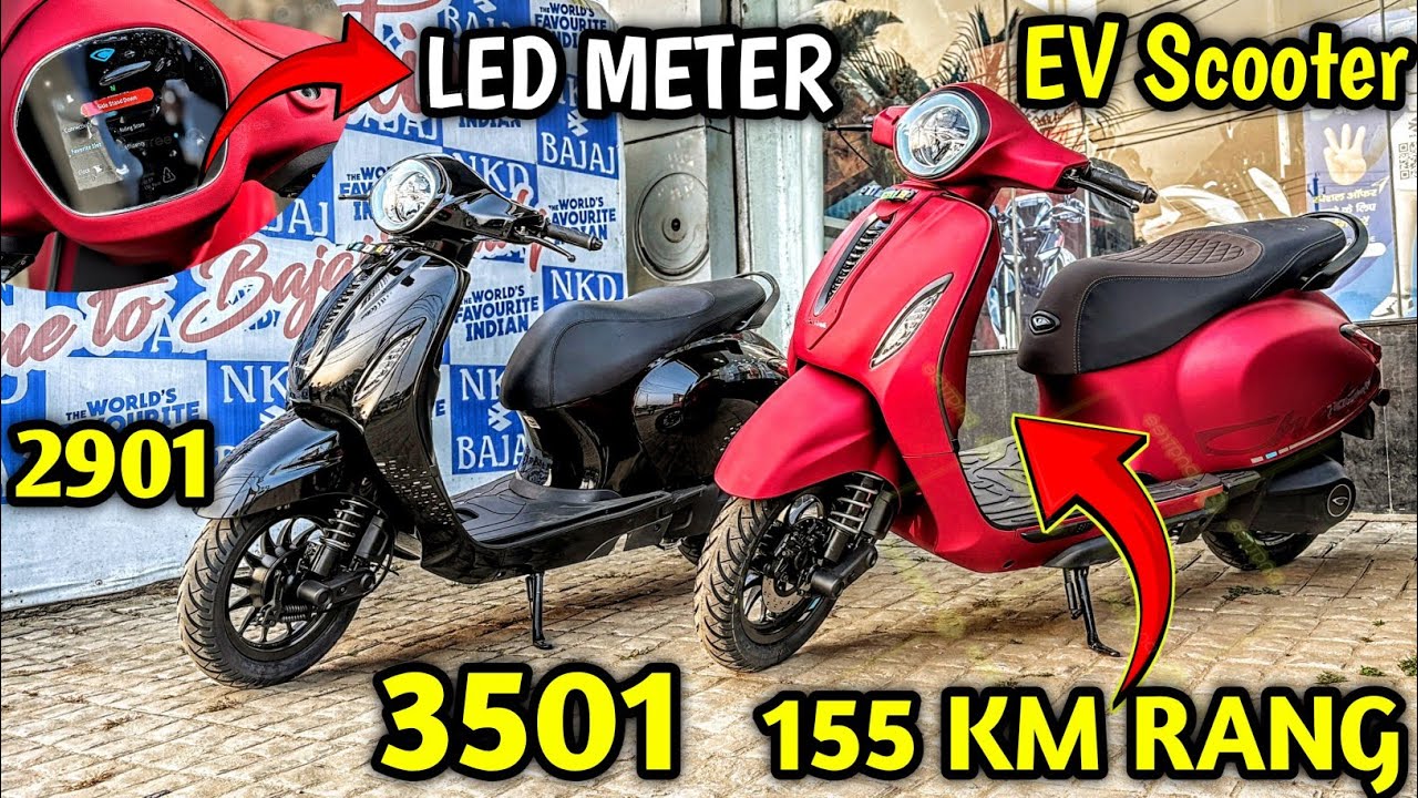 Bajaj Chetak 3501 Comparison Bajaj Chetak 2901 | EV scooter 2025 - YouTube