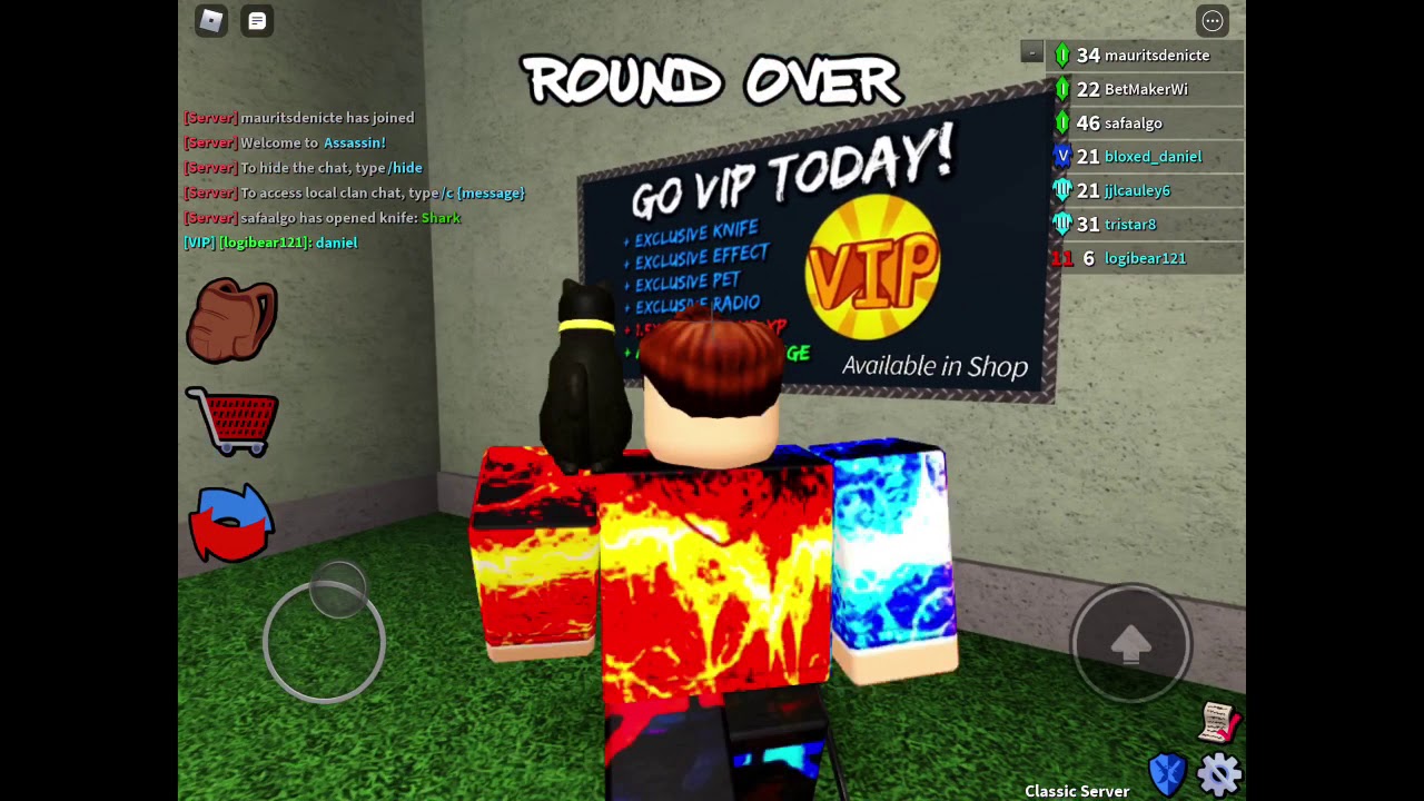 Roblox how to glitch in the VIP room in Assassin - YouTube