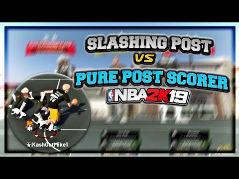 SLASHING POST VS PURE POST SCORER!! NBA 2K19 PARK GAMEPLAY - YouTube