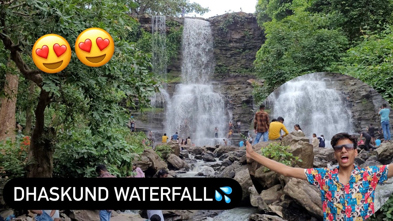 Dhaskund waterfall trip with friends 💦💦 - YouTube