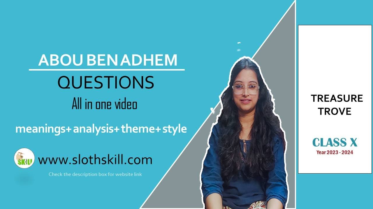 REVISION 2 Abou Ben Adhem Poem Class 10 ICSE QUESTION ANSWERS MCQ revision-2-abou-ben-adhem-poem-class-10-icse-question-answers-mcq