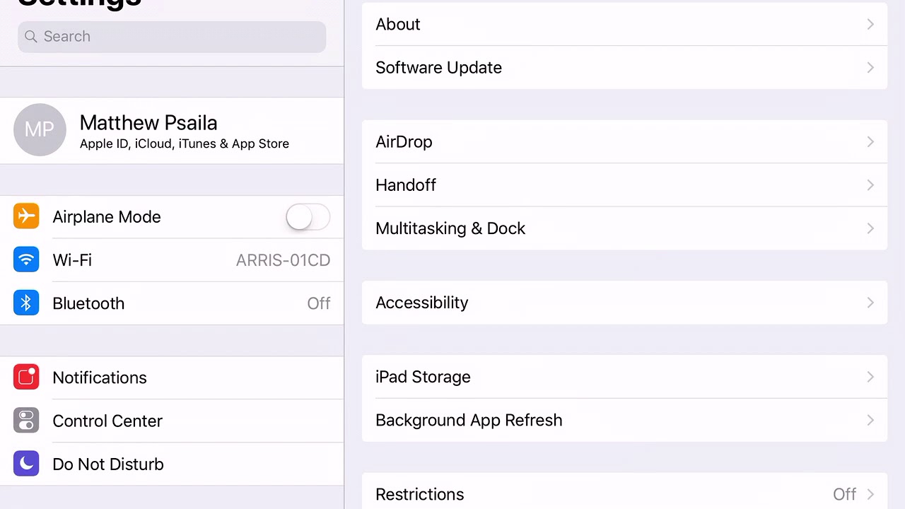 How to remove animations on iPad - YouTube