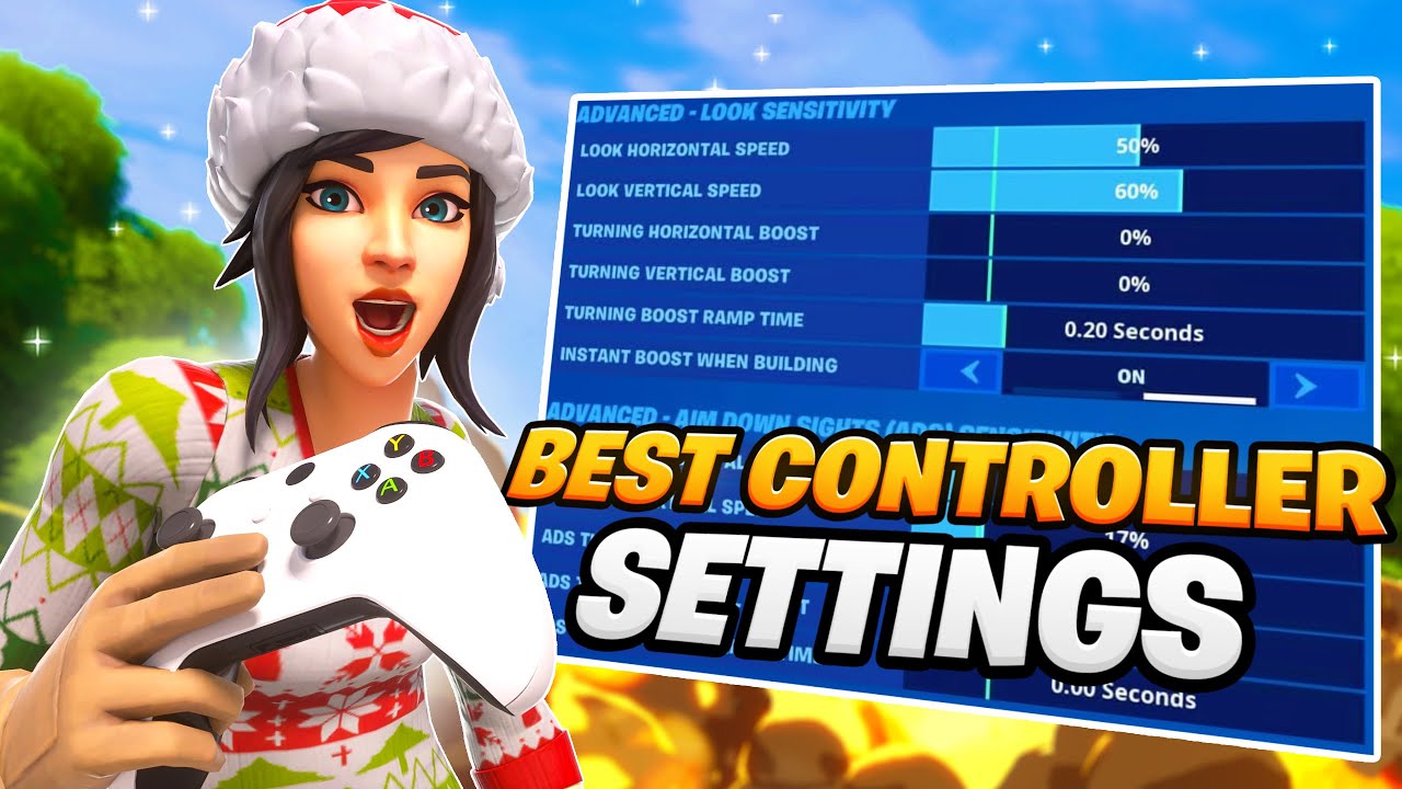 *NEW* BEST Controller SETTINGS + Sensitivity in 2025 (Fortnite Tutorial ...